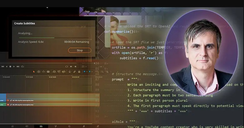 Mixinglight – Connecting the APIs: From DaVinci Resolve To OpenAI, Part 2 (Premium) - courseupload