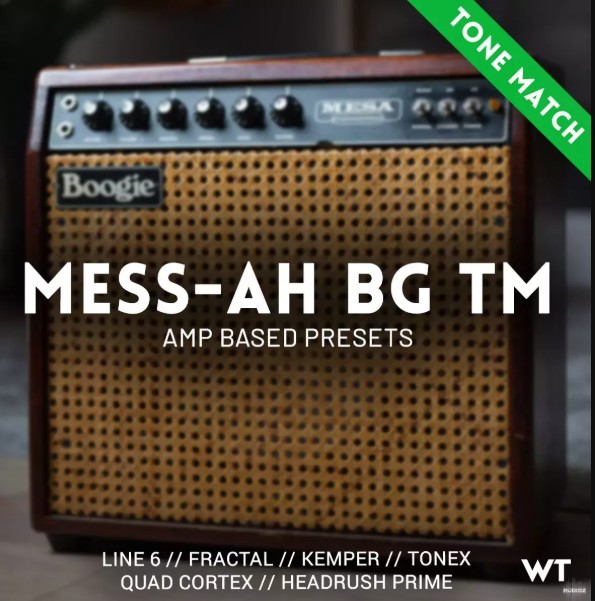Worship Tutorials MESS-AH BG Tone Match Presets and Captures ToneX ...